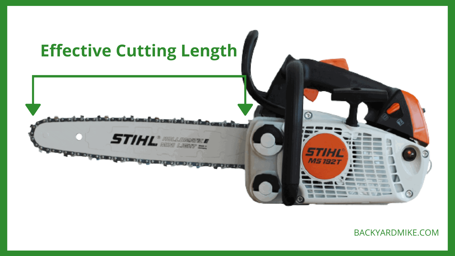How to Measure a Chainsaw Bar and Chain Length | April 2024