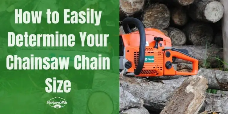 How To Determine Chainsaw Chain Size | Backyard Mike