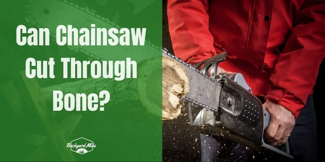 Can Chainsaw Cut Through Bone? | Backyard Mike