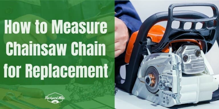 How To Measure Chainsaw Chain For Replacement