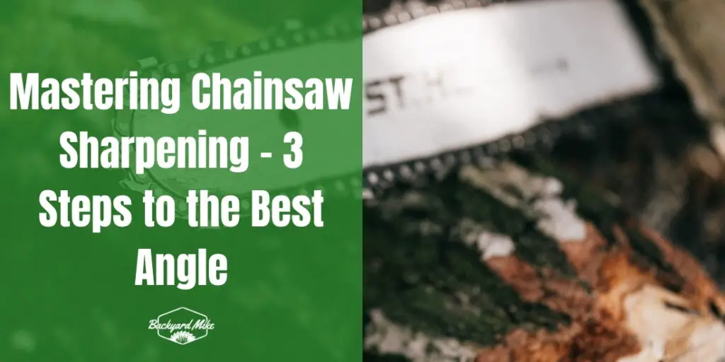 What Is The Best Angle To Sharpen A Chainsaw
